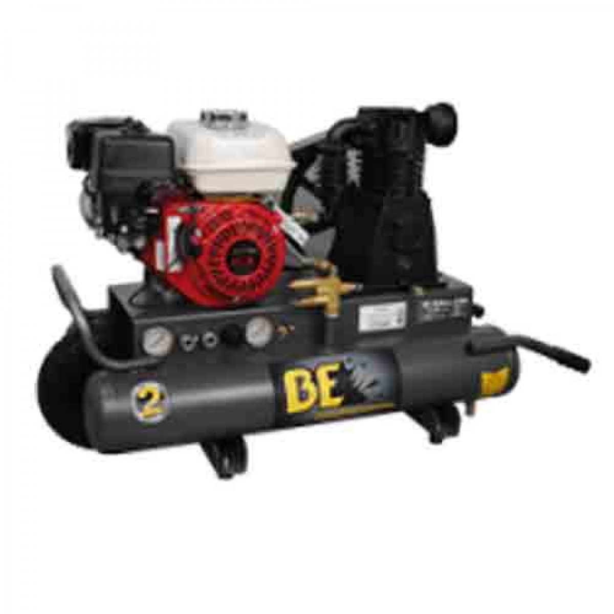 BE Pressure 8 Gal Gasoline Single Stage Belt Drive AC658HB